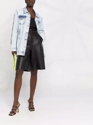 Philipp Plein Crystal-embellished Denim Jacket