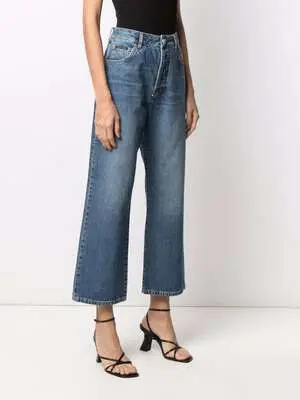 Philipp Plein Wide-leg Jeans - Blue