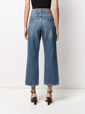 Philipp Plein Wide-leg Jeans - Blue