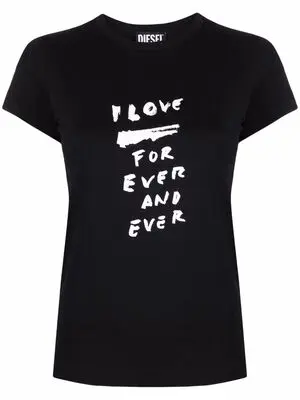 DIESEL® Love-print T-shirt