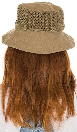 Rag & Bone Nando Bucket Netting Hat In Army