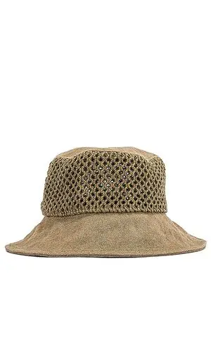 Rag & Bone Nando Bucket Netting Hat In Army