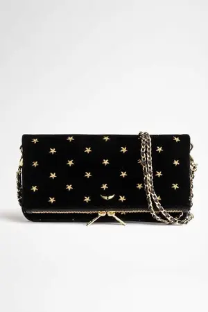 Zadig&Voltaire Rock Velvet Stars Bag