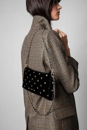 Zadig&Voltaire Rock Velvet Stars Bag