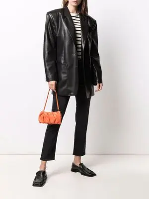 AGOLDE High-waisted Straight-leg Jeans - Black