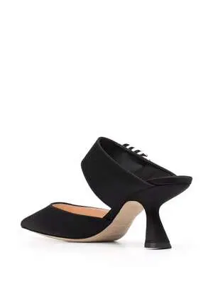 NICHOLAS KIRKWOOD Monstera 70mm Mules - Black