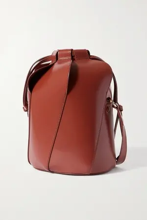 Chloé Tulip Small Paneled Leather Bucket Bag