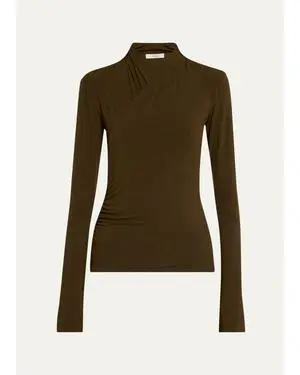 Vince Long-sleeve Wrap Top