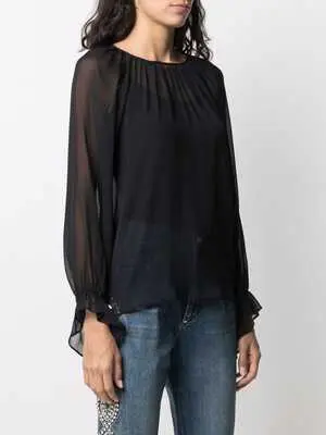 Philipp Plein Poet-sleeve Blouse