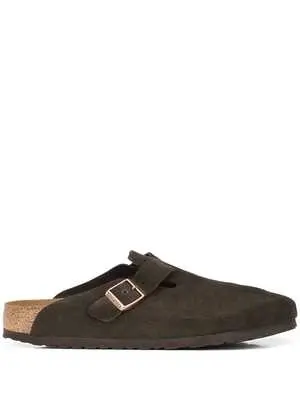 BIRKENSTOCK Boston Soft Suede Sandals