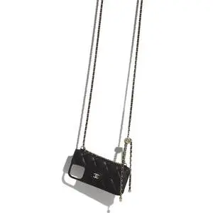 Chanel Phone Case For Iphone Xii Pro Max With Chain