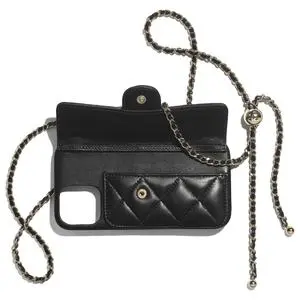 Chanel Phone Case For Iphone Xii Pro Max With Chain