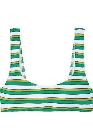 Green Striped Bikinis