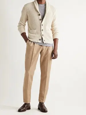 Brunello Cucinelli Full-grain Leather Penny Loafers