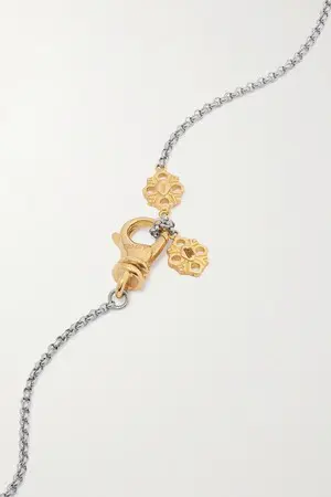Buccellati Opera Tulle 18-karat Yellow And White Necklace