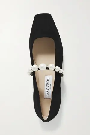Jimmy Choo Square Toe Flats For Women