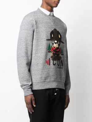 Dsquared2 Graphic Print Cotton Sweatshirt