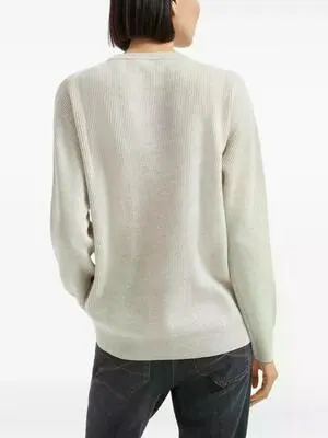 Brunello Cucinelli Long-sleeve Knitted Jumper - Neutrals