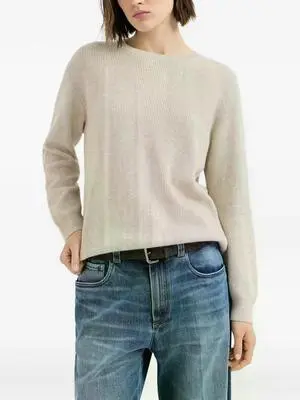Brunello Cucinelli Long-sleeve Knitted Jumper - Neutrals