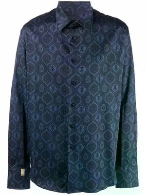BILLIONAIRE Flavio Baroque-print Shirt