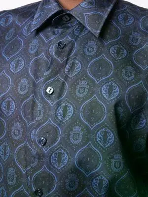 BILLIONAIRE Flavio Baroque-print Shirt