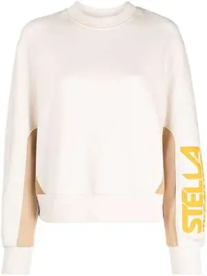 Stella McCartney Logo-print Colour-block Sweatshirt