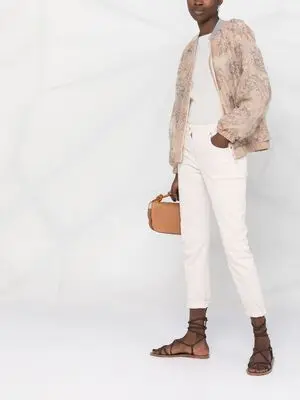 Brunello Cucinelli Cropped Skinny-fit Jeans