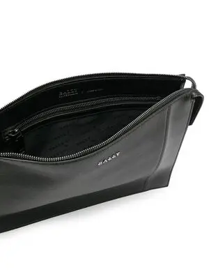 Bally Leather Rear-handle Clutch