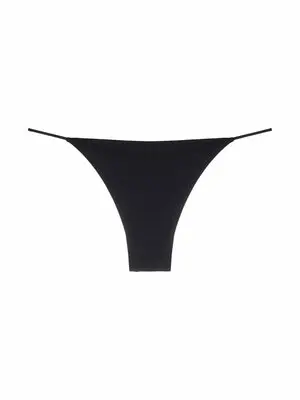 LA REVECHE Halima Low-rise Bikini Bottoms - Black