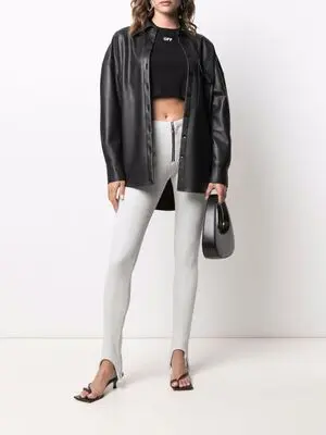 LOURDES High-rise Stirrup Leggings