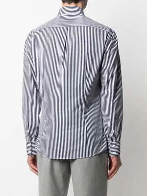 Brunello Cucinelli Striped Cotton Shirt