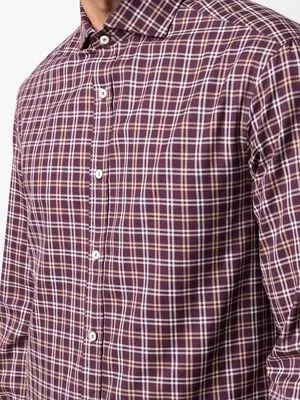 Brunello Cucinelli Checked Cotton Shirt