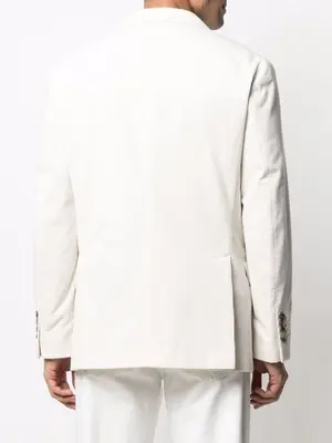 Brunello Cucinelli Single-breasted Cotton Blazer
