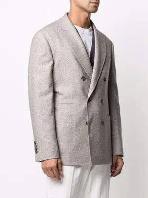 Brunello Cucinelli Double-breasted Blazer - Neutrals