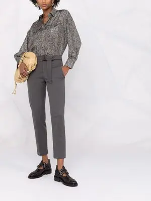 Brunello Cucinelli Paisley-print Long-sleeve Shirt