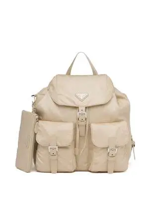 Prada Re-nylon Backpack - Neutrals