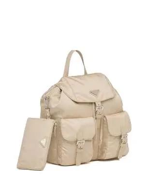 Prada Re-nylon Backpack - Neutrals