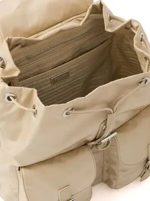 Prada Re-nylon Backpack - Neutrals