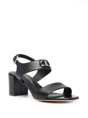 FERRAGAMO Gancini Leather Sandals