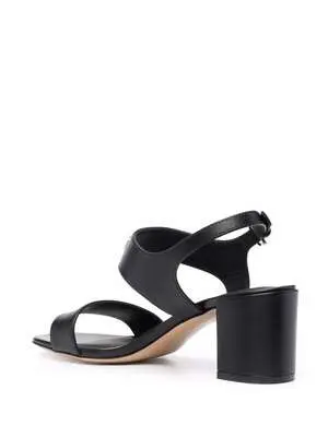 FERRAGAMO Gancini Leather Sandals