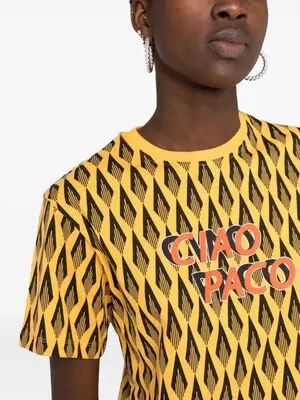 Rabanne Ciao Paco Print T-shirt