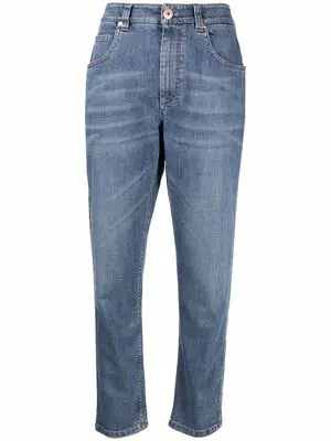 Brunello Cucinelli Mid-rise Straight-leg Jeans