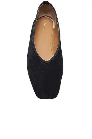 THE ROW Suede Ballet Flats
