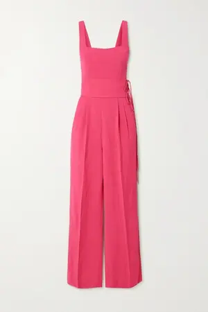 USISI SISTER Gloria Belted Woven Jumpsuit