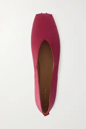 THE ROW Satin Ballet Flats
