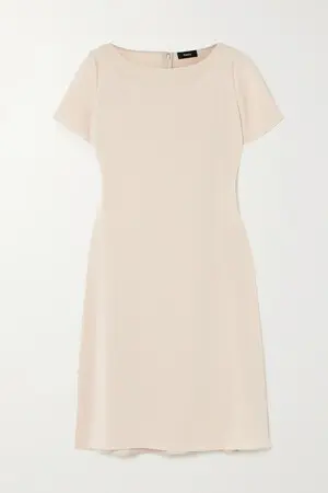 Theory Crepe Mini Dress - Ecru