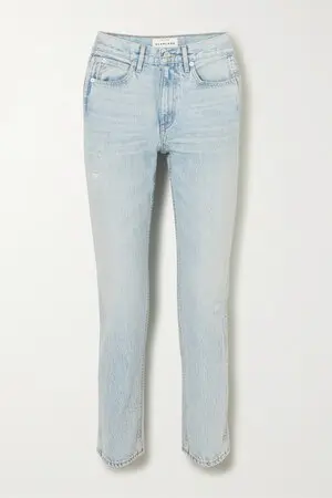 SLVRLAKE Virginia High-rise Straight-leg Jeans