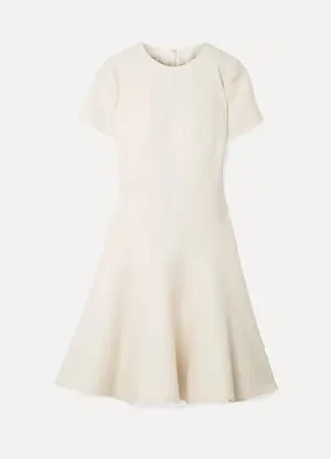 Valentino Garavani Wool And Silk-blend Dress