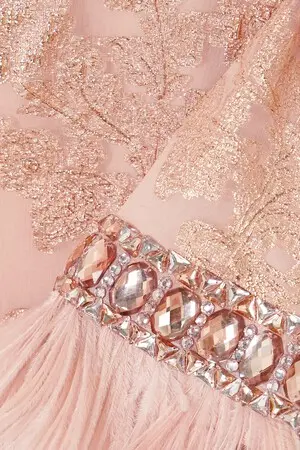 andrew gn pink dress $2245 Andrew GN Women's Pink Flounce-Hem Mini Dress Size 40