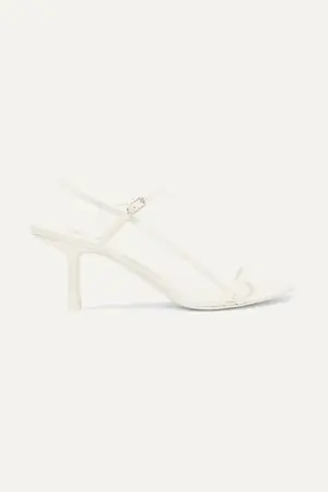THE ROW Bare Leather Sandals - White